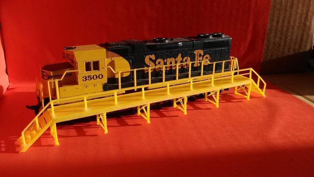 🏛️ HO Scale Railroad Workers Platform・ STL File for ・Cults